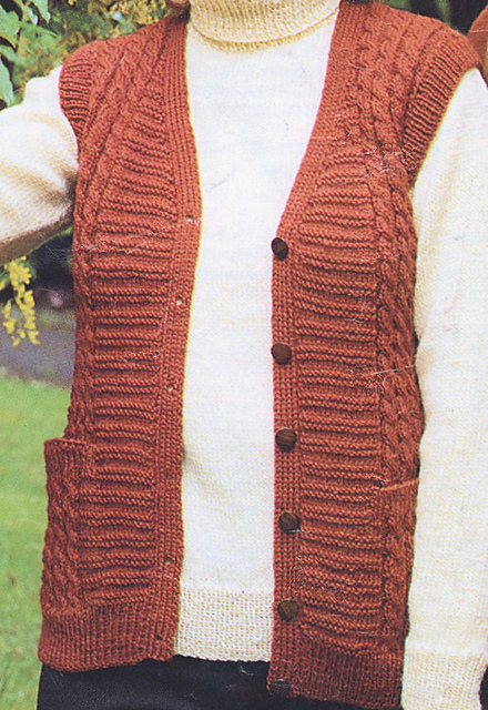 Ravelry: Sleeveless Jacket pattern by Watmoughs Knitting Studio