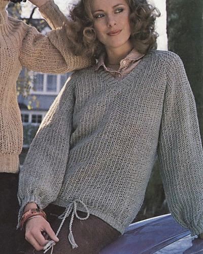 Ravelry: V Neck Sweater pattern by Watmoughs Knitting Studio