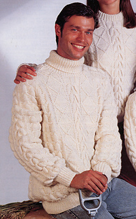 Ravelry: Polo Neck Sweater pattern by Watmoughs Knitting Studio