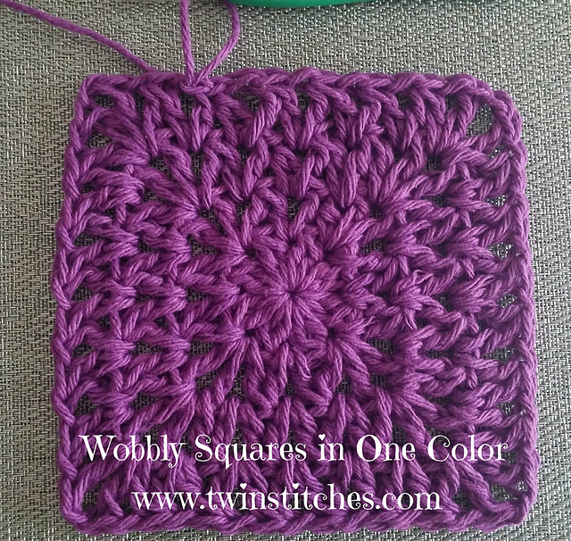 Ravelry: Wobbly Square in One Color pattern by Jennifer Uribe
