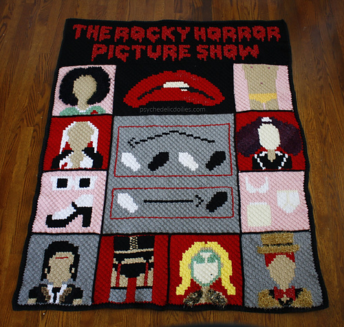 Ravelry: Rocky Horror Blanket Crochet Along pattern by Jessica Bowman