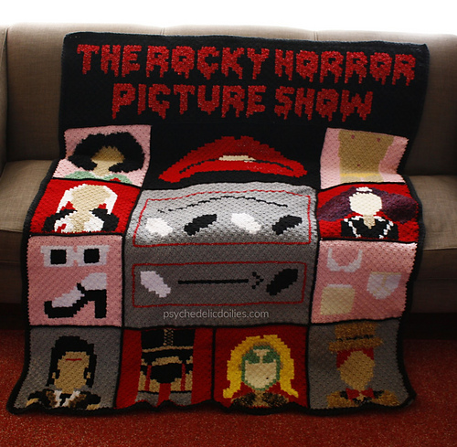 Ravelry: Rocky Horror Blanket Crochet Along pattern by Jessica Bowman