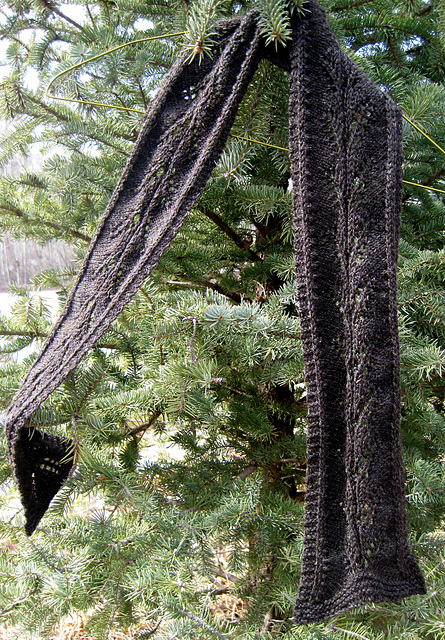 Ravelry: Alpine Fern Scarf pattern by Jessica Davidoff