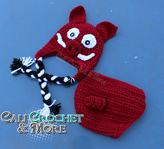 Ravelry: Newborn Arkansas Razorback Beanie pattern by Jessica Cali