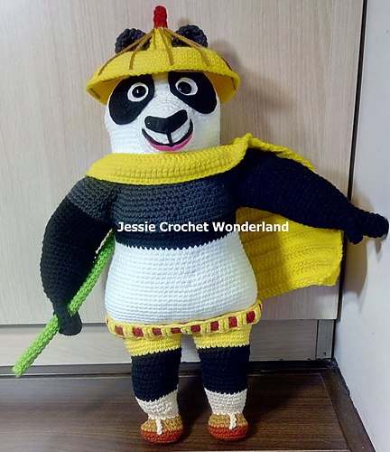 Ravelry: Kung Fu Panda pattern by Jessie Lin
