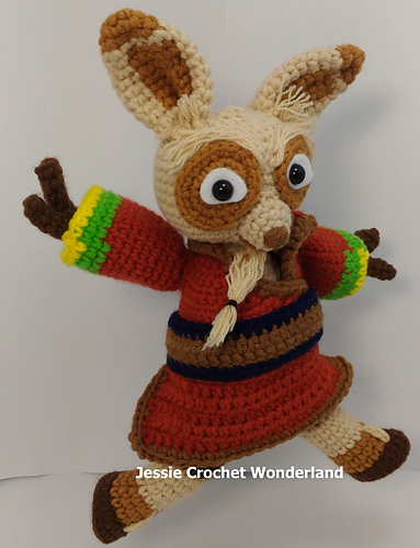 Ravelry: Master Shifu @ Kung Fu Panda pattern by Jessie Lin