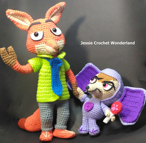 Ravelry: Little Finnick @ Zootopia pattern by Jessie Lin