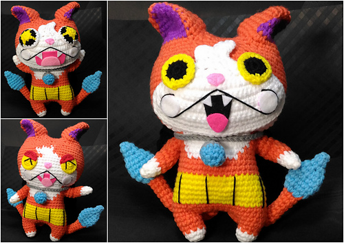 Ravelry: Jibanyan @ Yo Kai Watch pattern by Jessie Lin