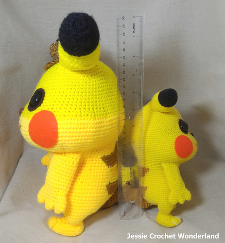 Ravelry: Pikachu Real Size pattern by Jessie Lin