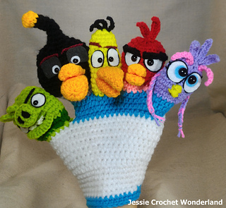 Ravelry: Angry birds hand puppet pattern by Jessie Lin