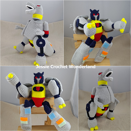 Ravelry: Transformers Dinobot Grimlock pattern by Jessie Lin