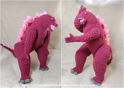 Ravelry: Red Godzilla pattern by Jessie Lin