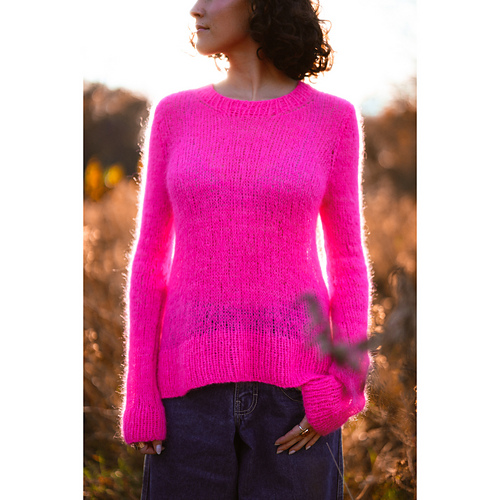 Ravelry: Sheer Fluff Sweater pattern by Jessie Maed Designs