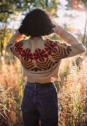Ravelry: Harvest Flower Sweater pattern by Jessie Maed Designs