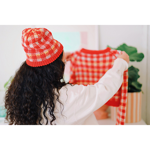 Ravelry: Gr8 Gingham Hat pattern by Jessie Maed Designs