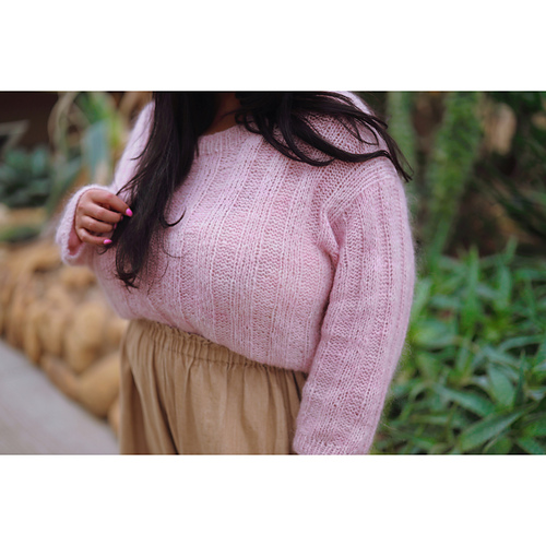 Ravelry: Big Rib Sweater pattern by Jessie Maed Designs