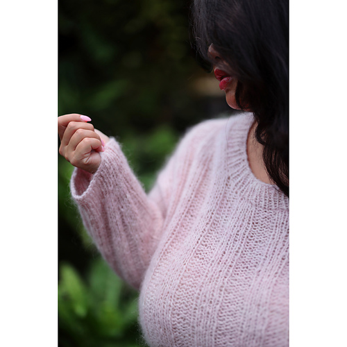 Ravelry: Big Rib Sweater pattern by Jessie Maed Designs