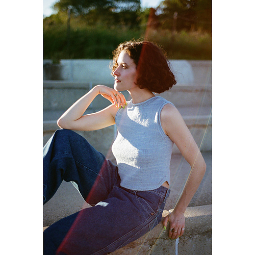 Ravelry: Rolled Edge Tank pattern by Jessie Maed Designs