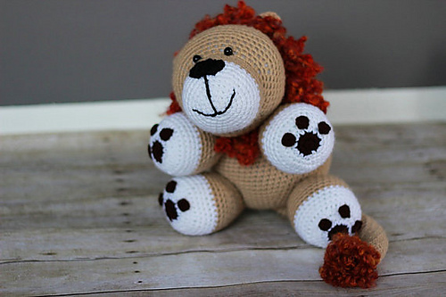 Ravelry: Stuffed Lion pattern by Jamie Gray