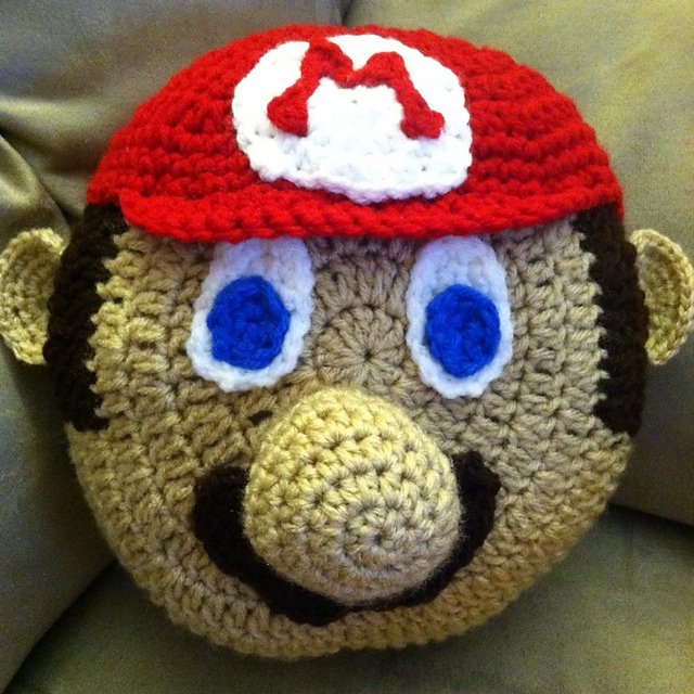 Ravelry: Mario Pillow Pattern pattern by JHCrafter Custom Creations