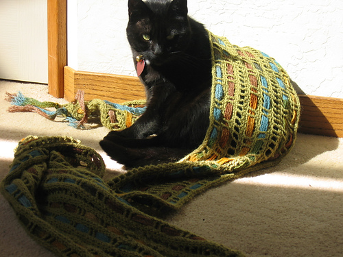 Ravelry: Interlace Knit Scarf pattern by Alpaca Yarn Company