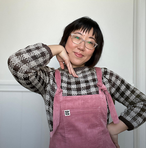 Ravelry: Gr8 Gingham Raglan pattern by Jessie Maed Designs