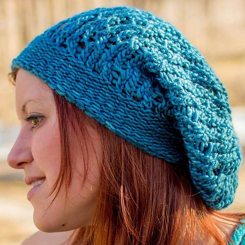 Ravelry: Coral Reef Slouch Hat pattern by Joanna Brandt