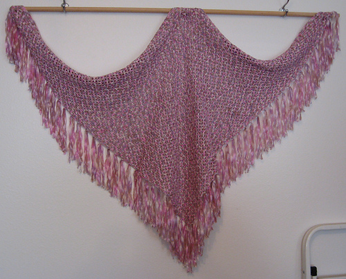 Ravelry: Scarlet Ribbons Shawl pattern by Deborah Davidson