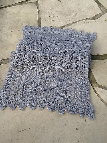 Ravelry: August Days Scarf pattern by Jennifer Knight