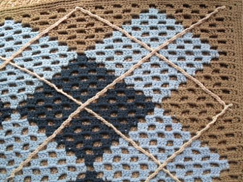 Ravelry: Argyle Granny Afghan pattern by Jill Kap
