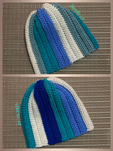 Ravelry: Willy Nilly Striped Toque pattern by Canoe Mtn Designs