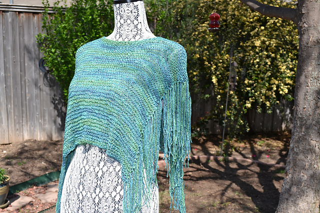 Ravelry: Cotton Rayon Seed Wrap pattern by Blue Heron Yarns
