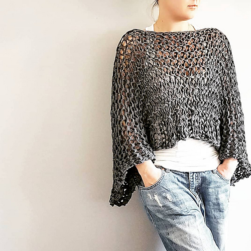Ravelry: Go With The Flow Jersey Top pattern by Rustiknits Patterns