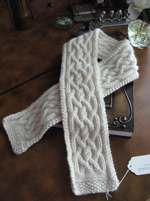 Ravelry: A-Maze-Ment Cashmere Scarf pattern by Joan Dyer