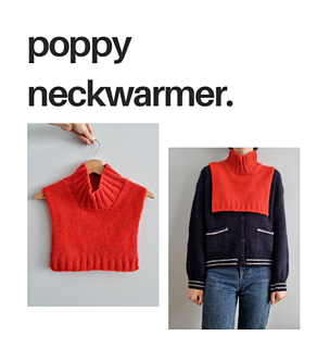 Ravelry: Poppy Neckwarmer pattern by Joanna Filip