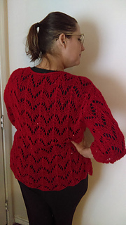 Ravelry: Horseshoe Lace Jacket pattern by Joanne Balp