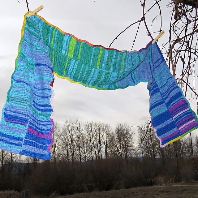 Ravelry: joansgarden's Min-Max Climate Change Scarf