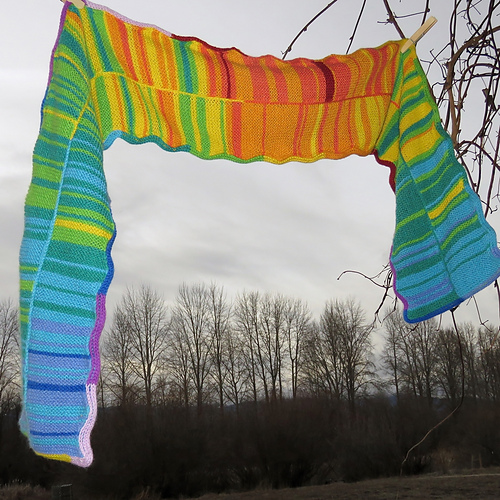 Ravelry: Min Max Climate Change Scarf pattern by Joan Rowe
