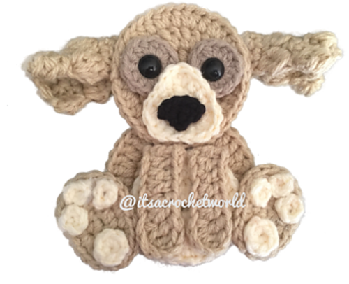 Ravelry: Cockapoo Dog Applique pattern by Jody van Heerden