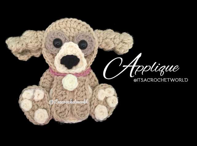 Ravelry: Cockapoo Dog Applique pattern by Jody van Heerden