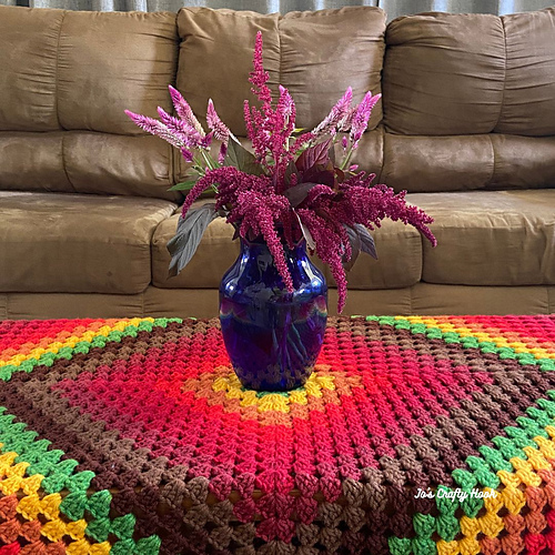 Ravelry: Covered in Scraps Throw pattern by Jo's Crafty Hook