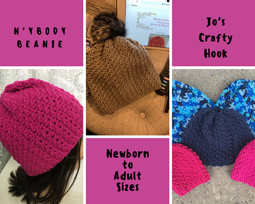 Ravelry: Nybody Beanie pattern by Jo's Crafty Hook
