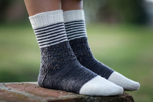 Ravelry: 2 Color Socks pattern by Joji Locatelli