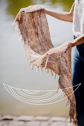 Ravelry: The Lone Skein Shawl pattern by Joji Locatelli