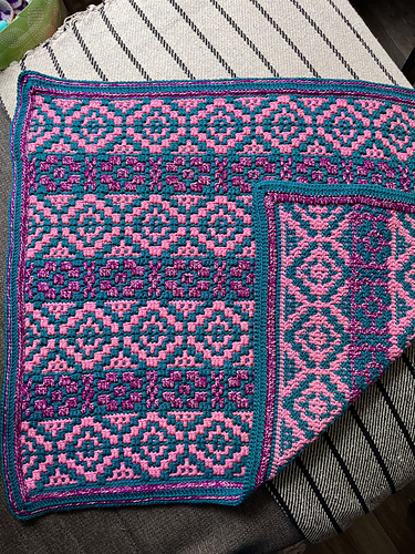 Ravelry: Maria Mosaic Afghan pattern by Ana Morais Soares