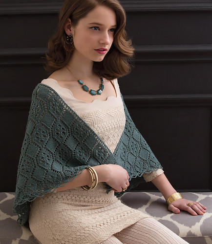 Ravelry: Lacy Loop-Edged Shawl pattern by Anniken Allis