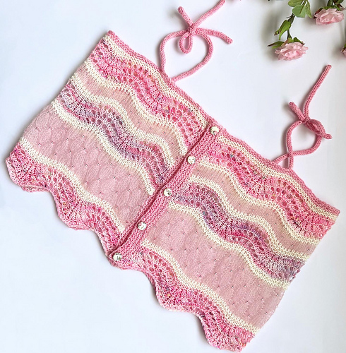 Ravelry: Elegant top & shawl pattern by Pope Vergara