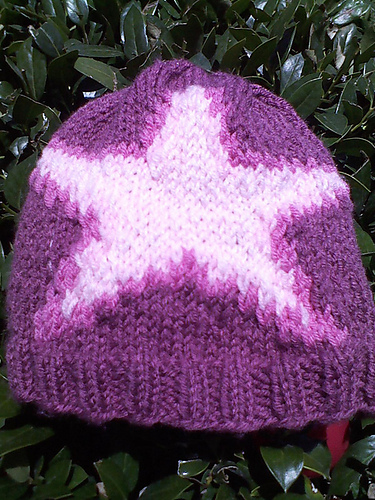 Ravelry: Multi Colored Star Beanie pattern by Jordyn Dunaway