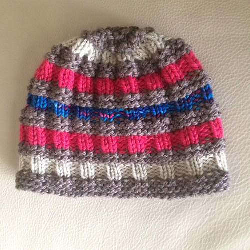Ravelry: Easy ribs and stripes hat pattern by La boutique de Jeanne
