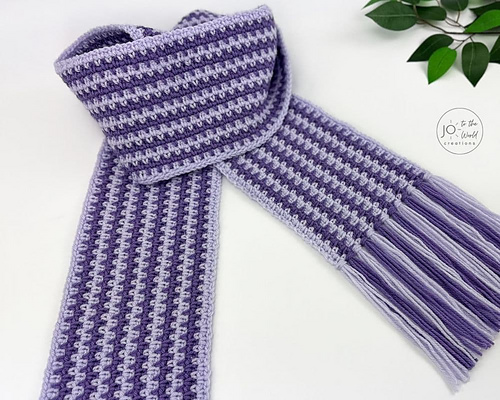 Ravelry: Moss Stitch Scarf pattern by Jo Edwards